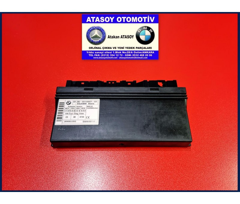 BMW E60 GÖVDE MODÜLÜ 61359114447 61359176069 61359168833 61359151516 ...