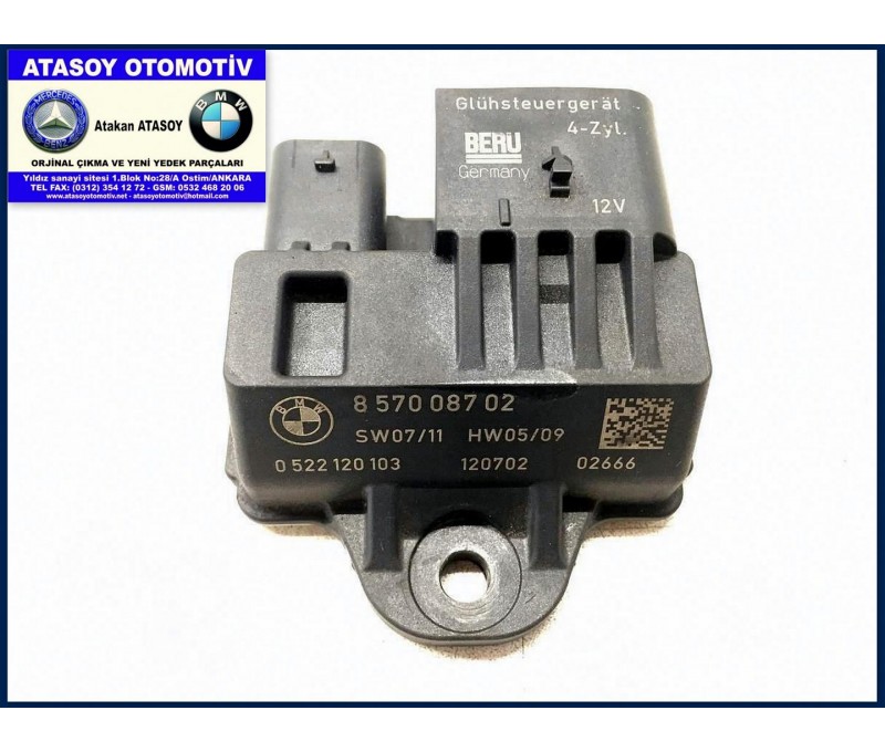 BMW F10 525DX ISITMA BEYNİ 7822098 8570087 8519471 7810856 E2110021045 ...