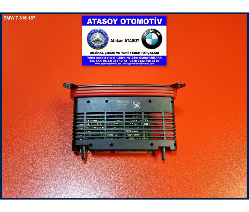 BMW F16 X6 FAR KARTI BMW 7316187 BMW 63117316187 BMW 7 316 187 LEAR ...