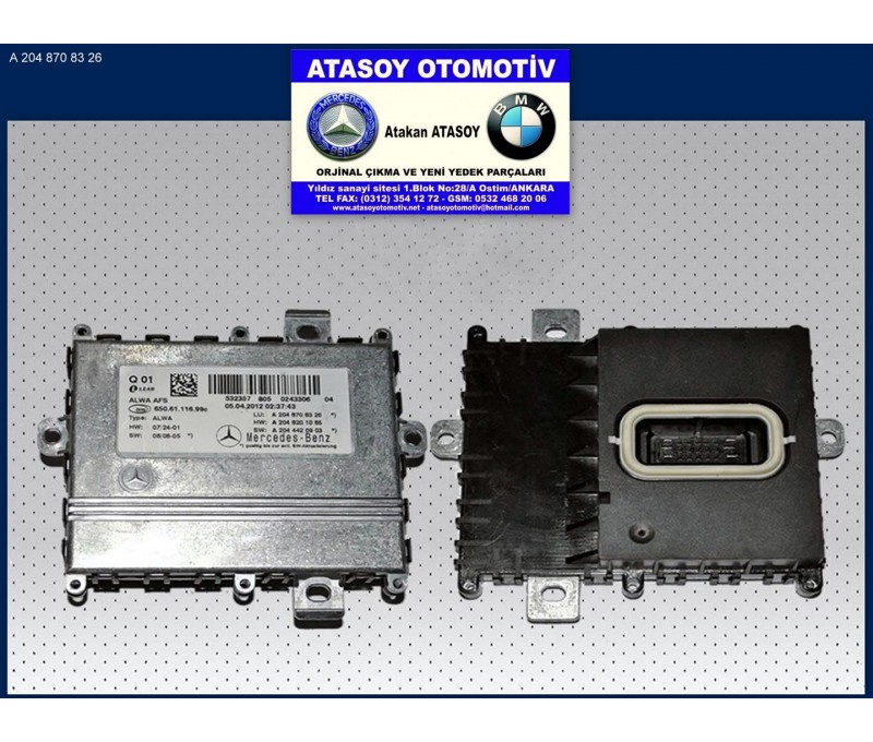 MERCEDES GLK FAR BEYNİ 2048708326 2048201085 2044420903 A2048708326 ...