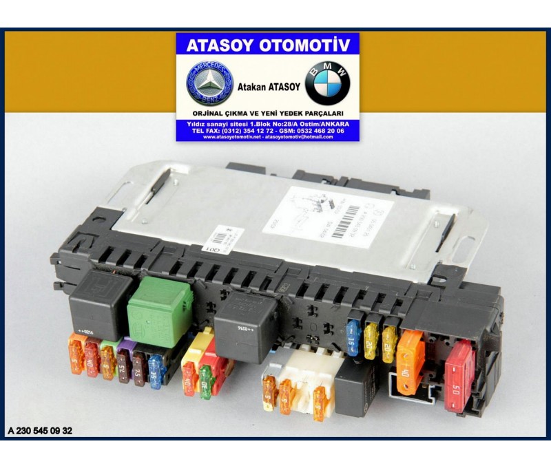 MERCEDES R230 SL SAM BEYNİ A2309001600 A2305455332 A2305454532 ...
