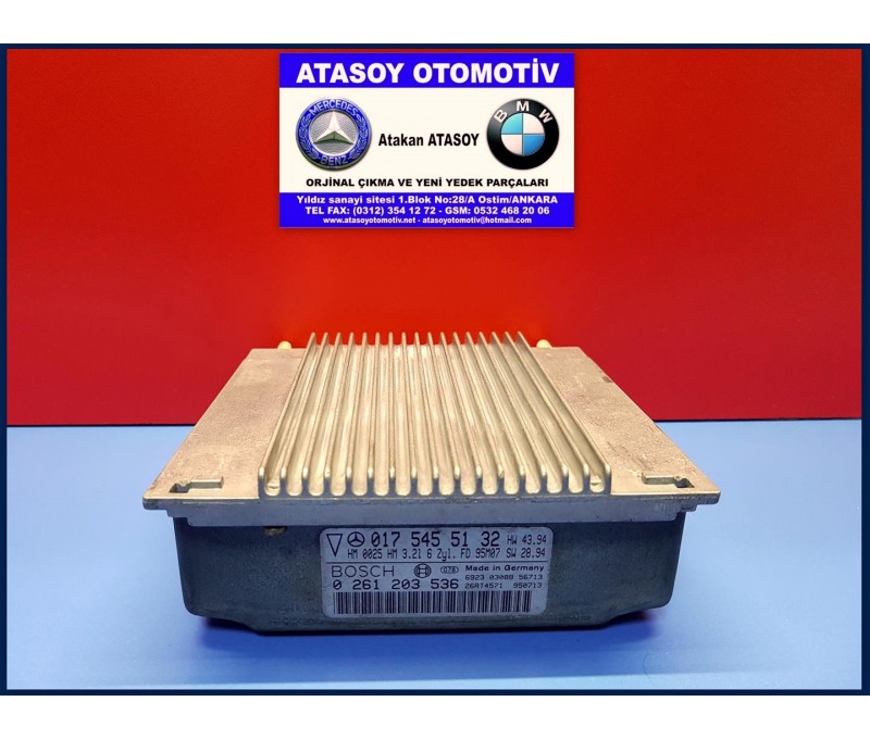 MERCEDES W129 SL320 MOTOR BEYNİ 0175455132 , 0185457032 , 0165456632 ...