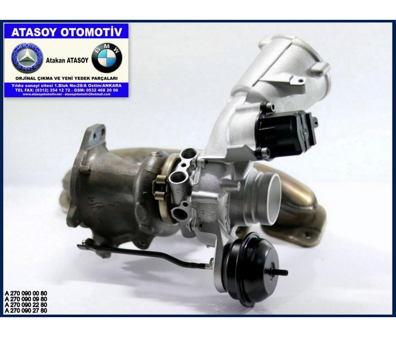 MERCEDES W176 A180 TURBO 2700900080 2700900980 2700902280 2700902780 ...