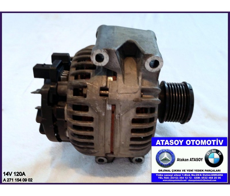 MERCEDES W203 C180 KOMPRESÖR ALTERNATÖR 2711540902 - 2711540802 ...