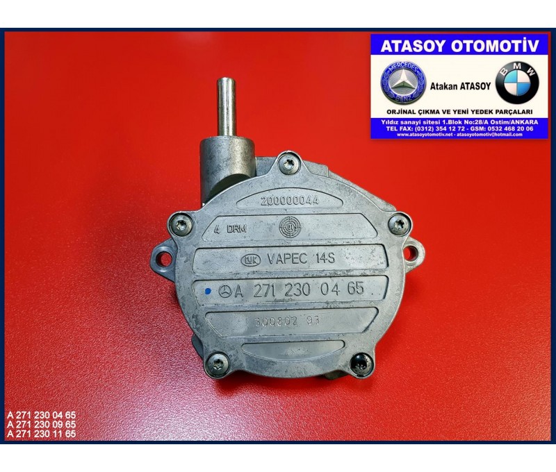 MERCEDES W203 C200 FREN VAKUMU 2712300465 - 2712300965 - 2712301165 ...