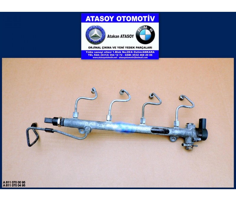 MERCEDES W203 C220CDI RAİL BORUSU A6110700095 A6110700495 6110700095 ...