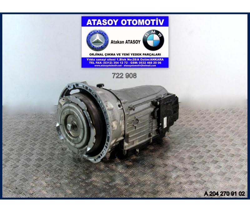 MERCEDES W204 C220CDI OTOMATİK ŞANZIMAN 722908 - 2042709102 ...