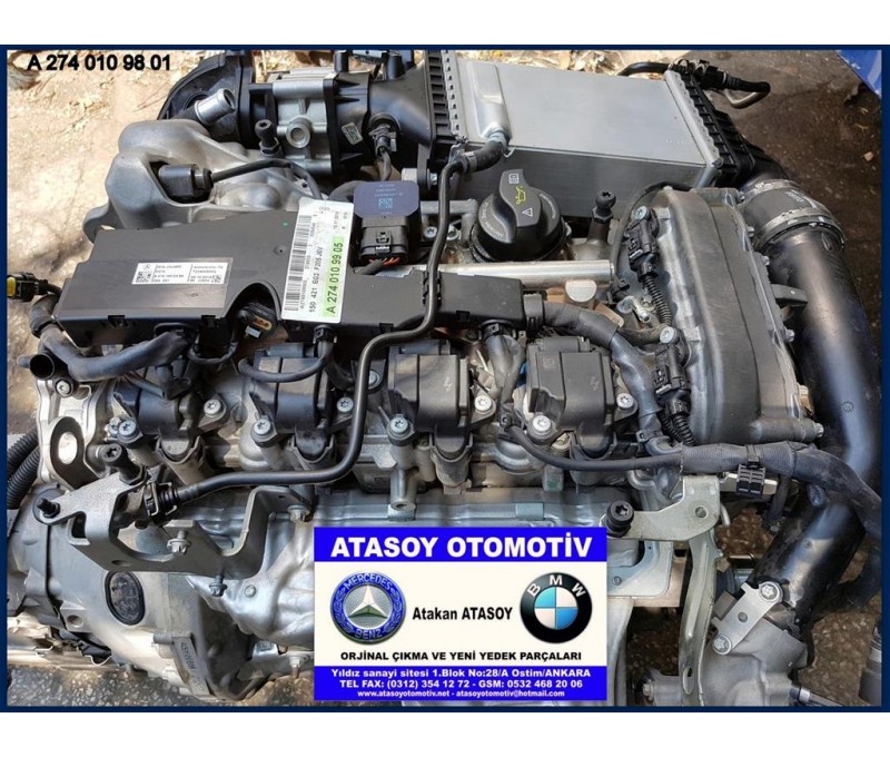 MERCEDES W205 C180CGI SİLİNDİR KAPAĞI 2740109801 A2740109801 A 274 010 ...