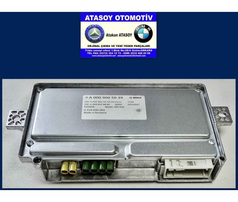 MERCEDES W206 KAMERA BEYNİ 0009005039 0009006335 0009000733 A0009005039 ...