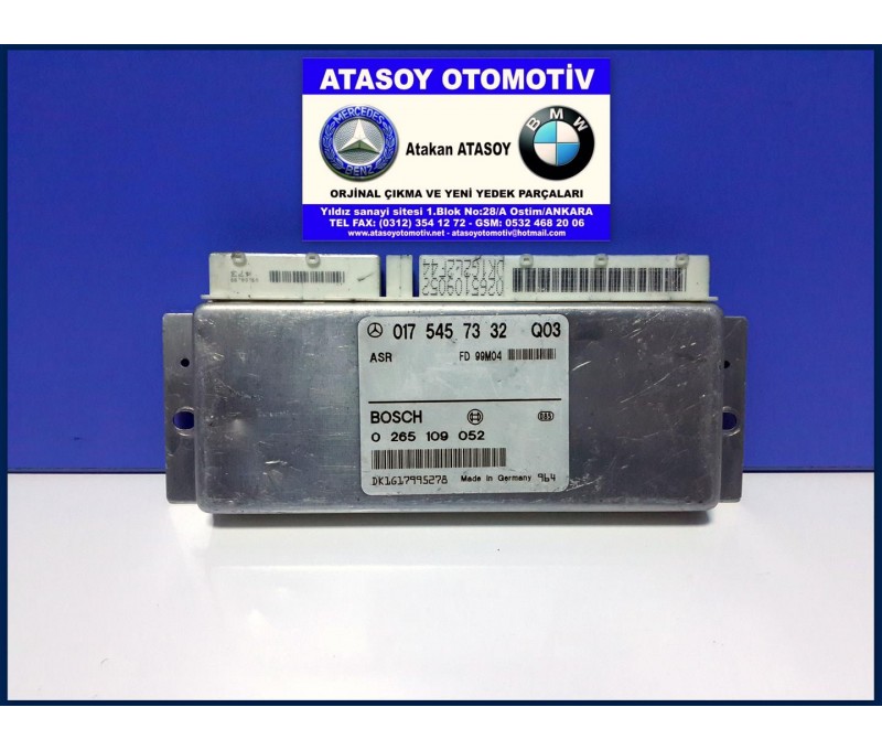 MERCEDES W210 ASR BEYNİ 0175457332 , 0185459232 , 0195453132 0265109052 ...