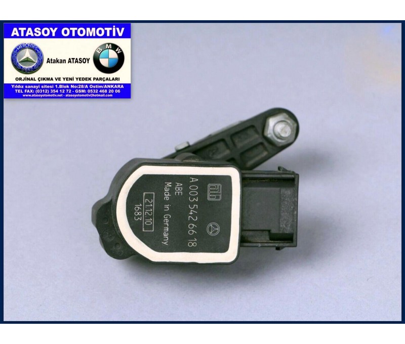 MERCEDES W212 ARKA SEVİYE SENSÖRÜ SOL 0045429918 0035426618 A2129052902 ...