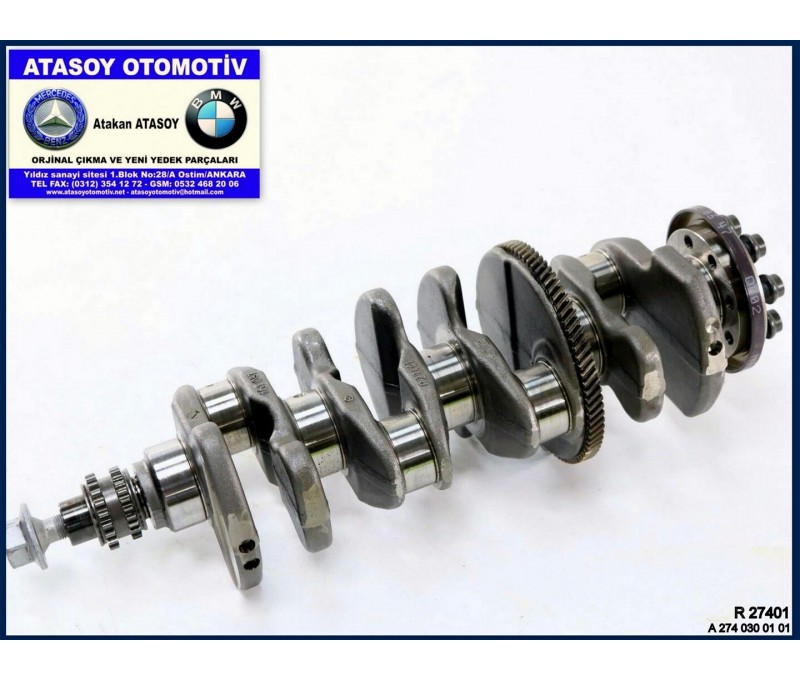 MERCEDES W212 E250CGI KRANK R27401 16T037 2740304200 2740300101 ...