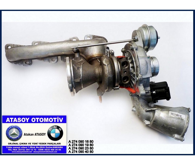 MERCEDES W212 E250CGI TURBO A2740904080 A2740902380 A2740901980 ...