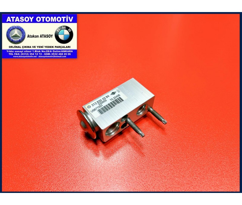 MERCEDES W212 KLİMA VALFİ 2128300284 A2128300284 U9877001 330005 ...