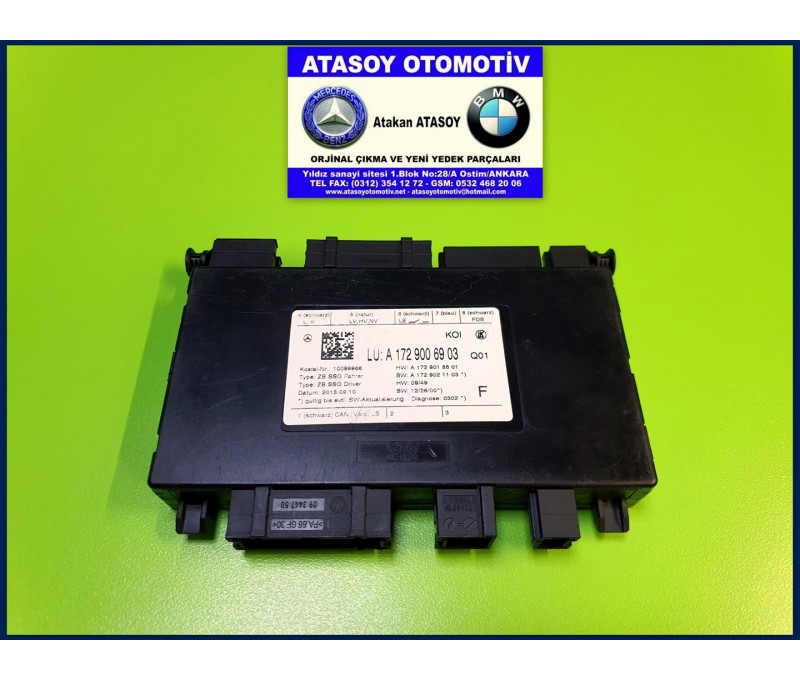 MERCEDES W212 KOLTUK BEYNİ 1729006903 1729007500 2129005200 2129000200 ...