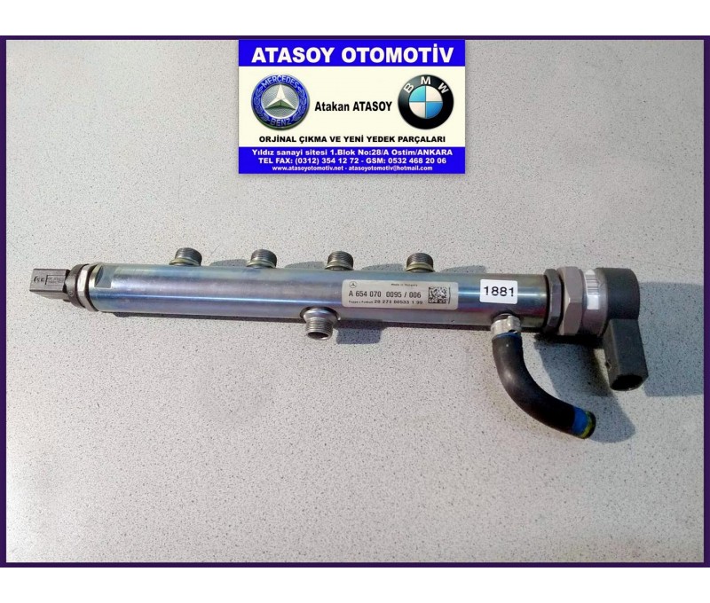 MERCEDES W213 E220D RAİL BORUSU A6540700095 6540700095 A6540780049 ...