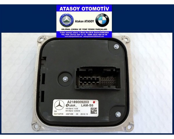 MERCEDES W218 CLS LED BEYNİ 2189009203 - 2189009700 - 1668203689 ...
