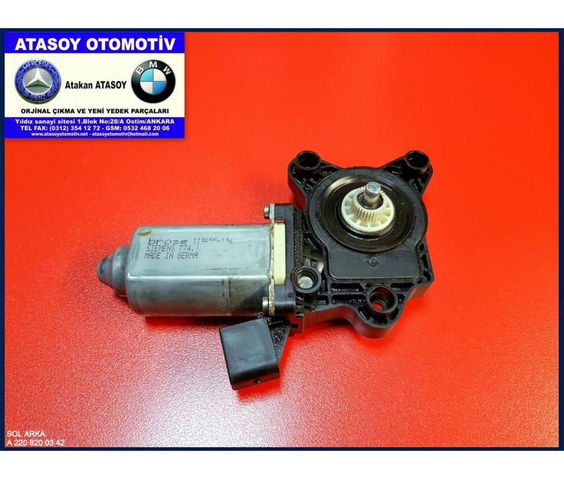 MERCEDES W220 SOL ARKA CAM MOTORU A2208200342 2208200342 119655-104 ...