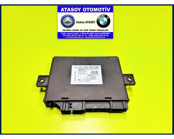 MERCEDES W221 KEYLESS GO BEYNİ A2218707292 A2218702292 A2218707986 ...