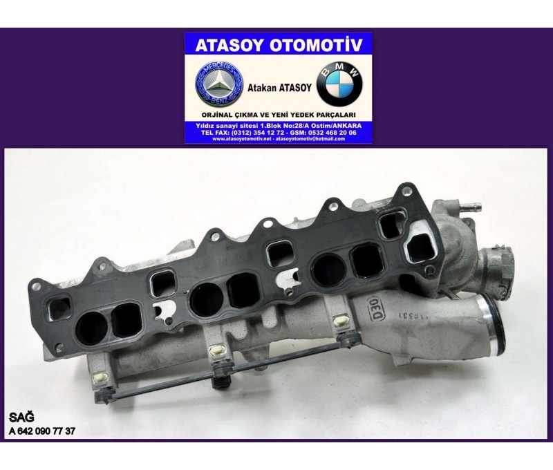 MERCEDES W221 S320CDI EMME MANİFOLDU 6420907737 , 6420900837 6420901137 ...