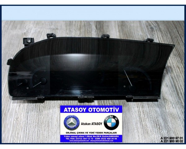 MERCEDES W221 S320CDI KADRAN 0263650258 0263650270 2219009701 ...