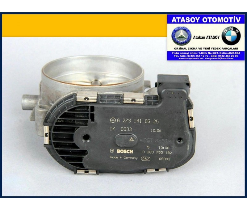 MERCEDES W221 S500 GAZ KELEBEĞİ A2731410325 2731410325 0280750182 A 273 ...