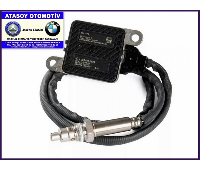 MERCEDES W222 NOX SENSÖRÜ AR 0009051718 0009058311 0009053309 ...