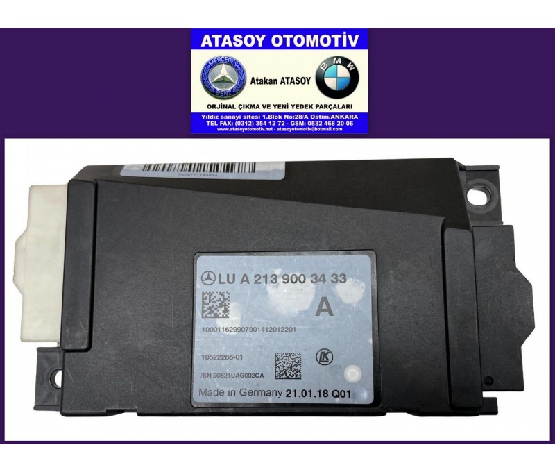 MERCEDES W222 START BEYNİ A2139002126 A2139001023 A2139003433 ...