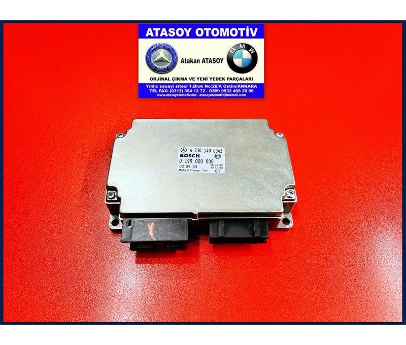 MERCEDES W230 SL AKÜ BEYNİ 2305400945 2305401045 0199000000 0199000011 ...