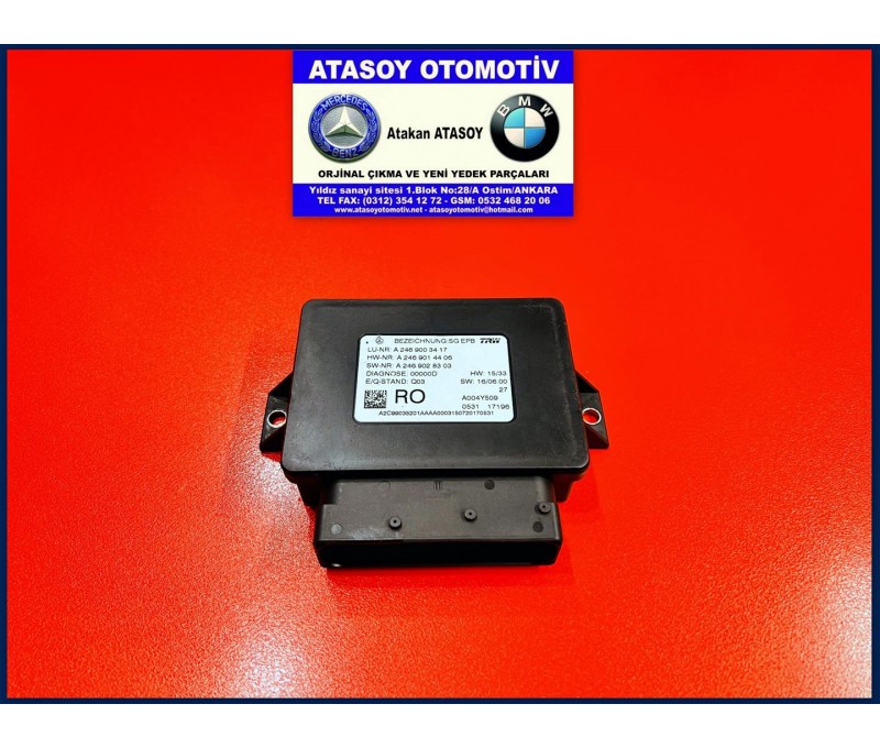 MERCEDES W246 EL FREN BEYNİ 2469003417 2469008516 2469006816 2469006916 ...